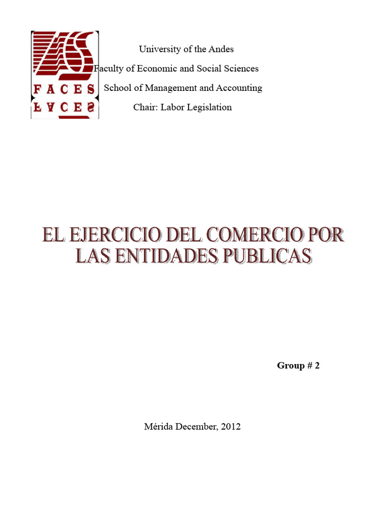 Public Entities Engaged in Commerce. | PDF | Constitution | Government