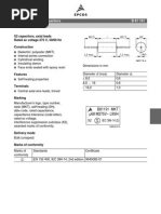 Carli MPX X2 Capacitor Datasheet | PDF | Capacitor | Force