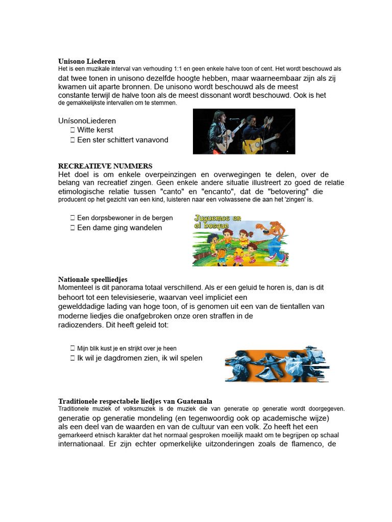 Unisono Liederen | PDF
