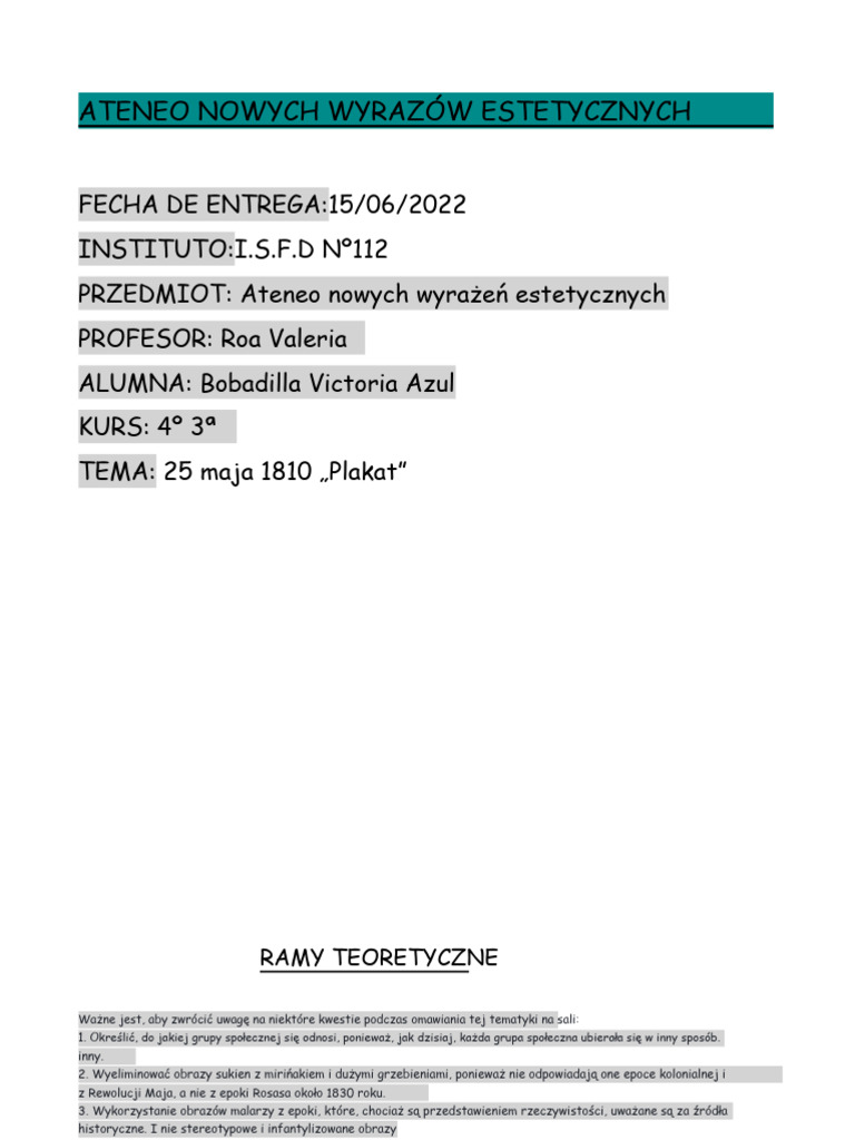 Ane-Projekt 25 Maja | PDF