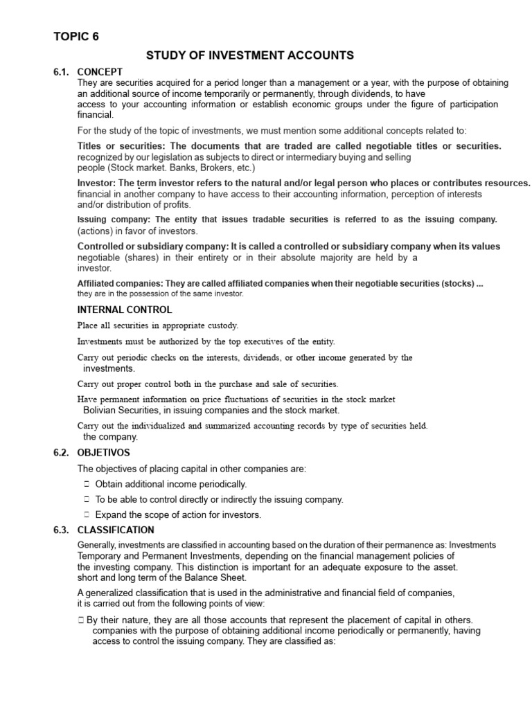 Investment Accounts Overview and Types | PDF | Bonds (Finance) | Investing