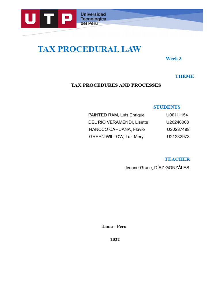 Tax Process and Procedure | PDF | Taxes | Lawsuit