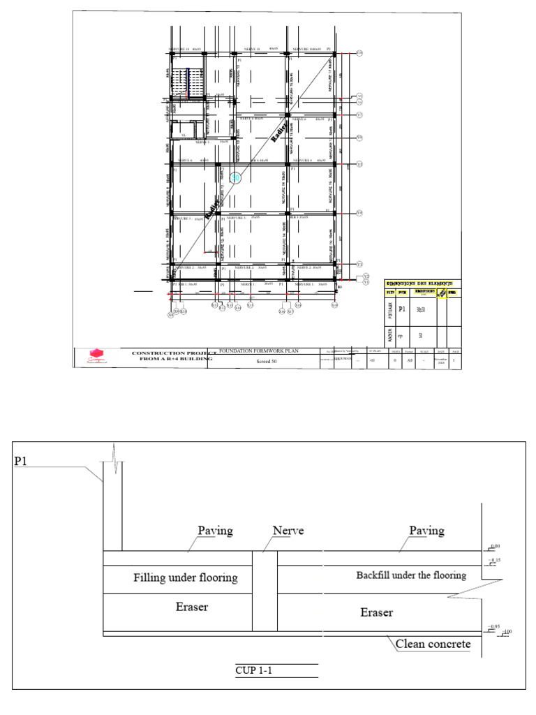 Construction Reinforcement Plans R+4 | PDF