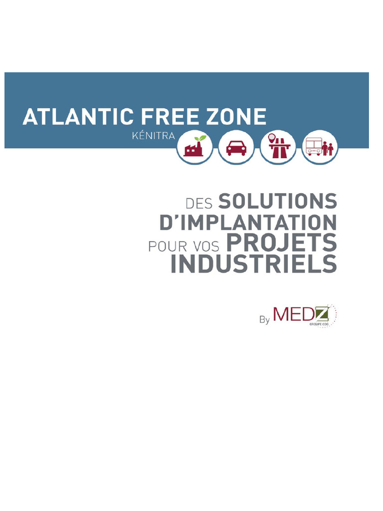 Atlantic Free Zone Overview: Kénitra | PDF | Economies