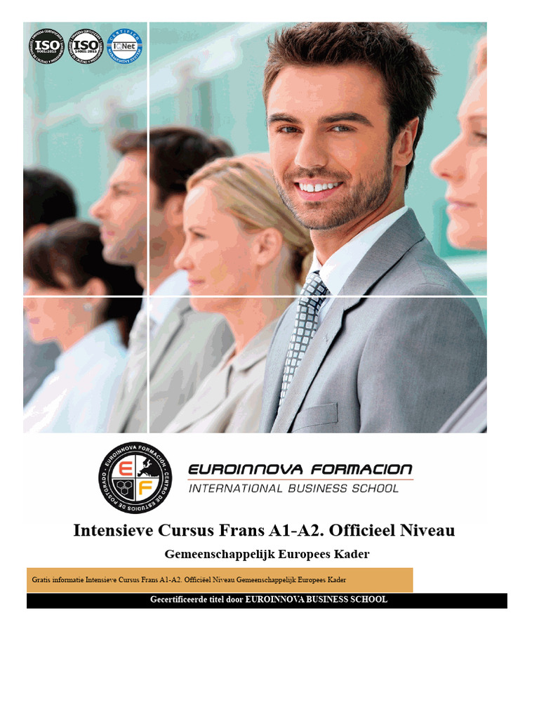 Intensieve Cursus Frans A1 A2 | PDF