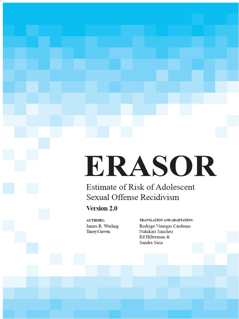 ERASOR Translation Spanish Venegas Et Al 2013 | PDF | Sex Offender | Crimes
