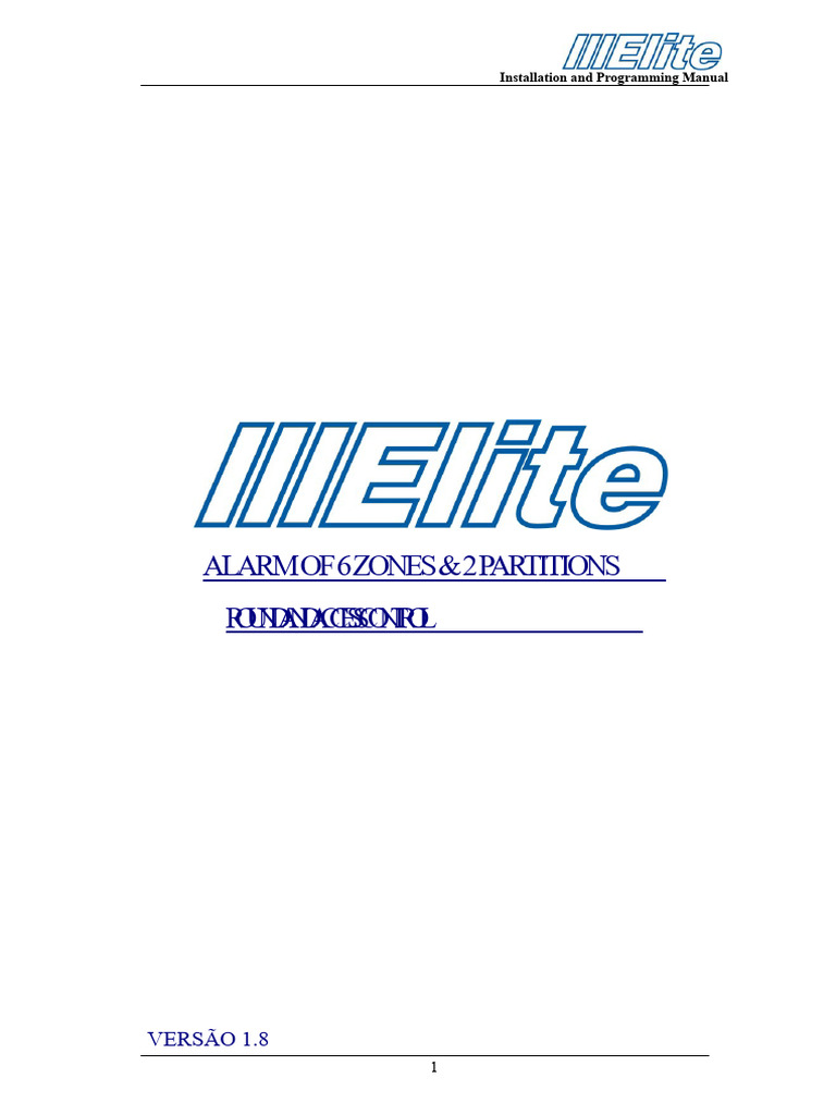 Alarm System Installation Manual | PDF | Telephone | Computer Keyboard