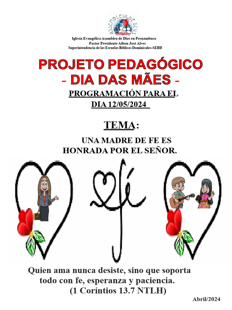 Proyecto Día de Las Madres 2024 | PDF | Jesús | Amor