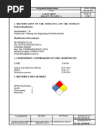 Dettol Surface Cleanser Safety Data Sheet | PDF | Occupational Safety ...