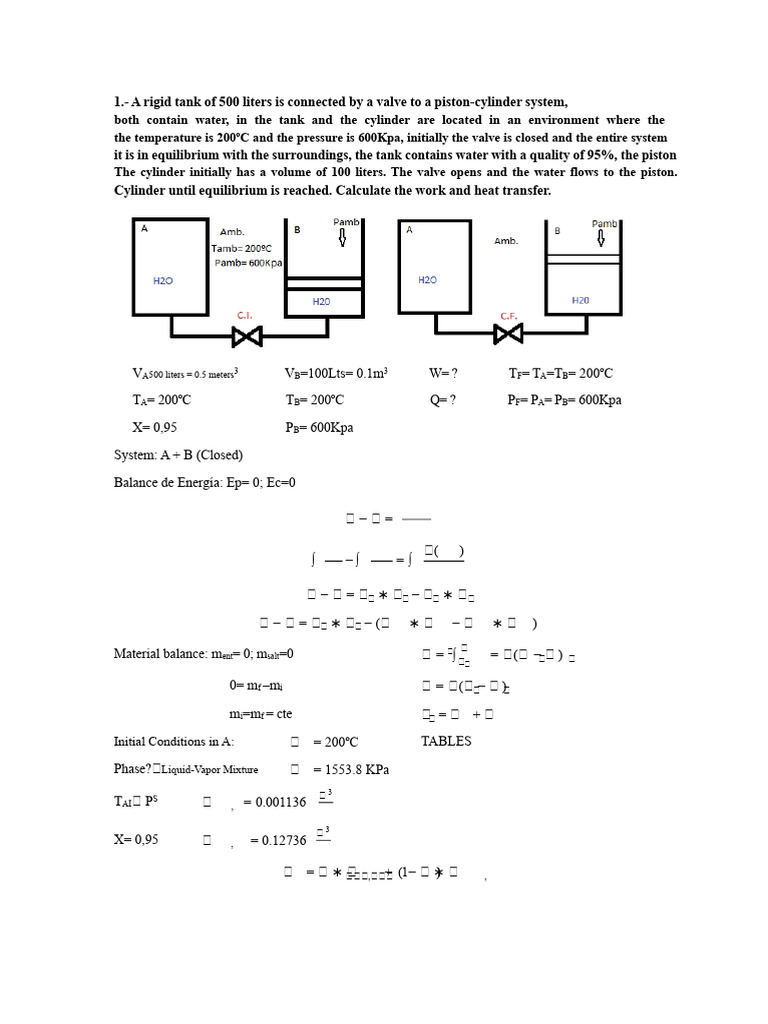 Thermodynamics Exercises | PDF | Heat | Heat Transfer