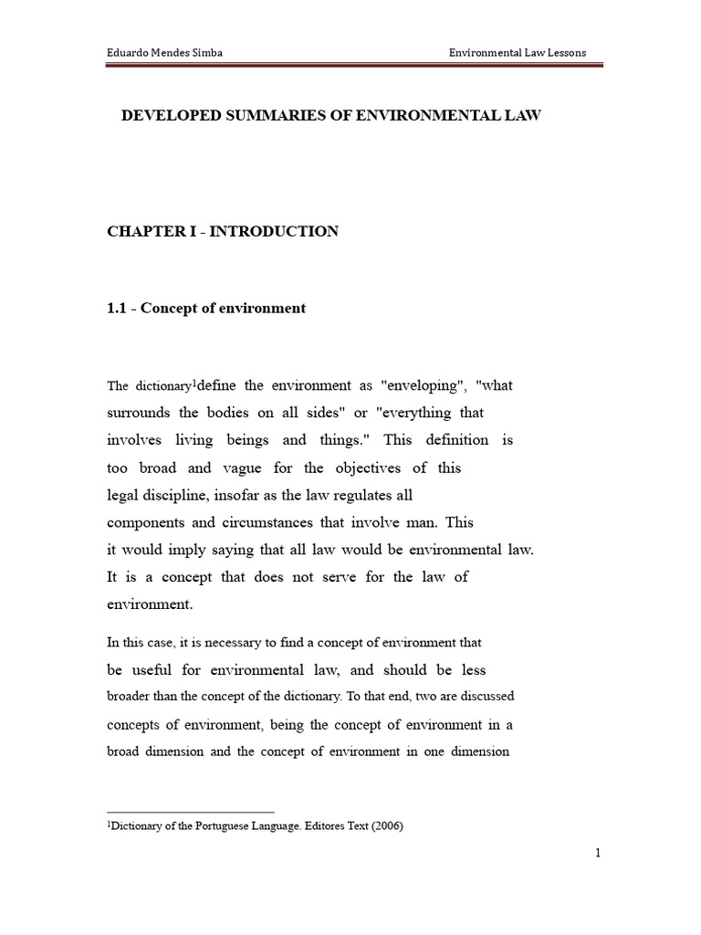 Environmental Law Lessons III | PDF | Sustainability | Environmental Law