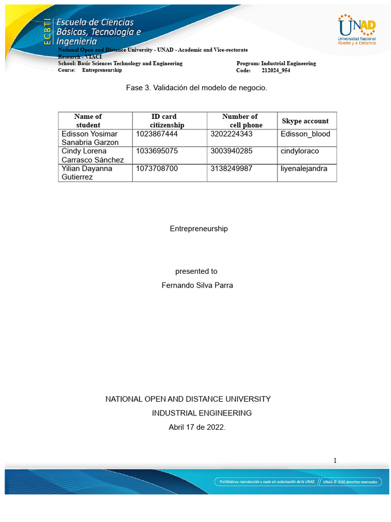 Phase 3 - Business Model Validation - Group 95 | PDF | Lean Startup