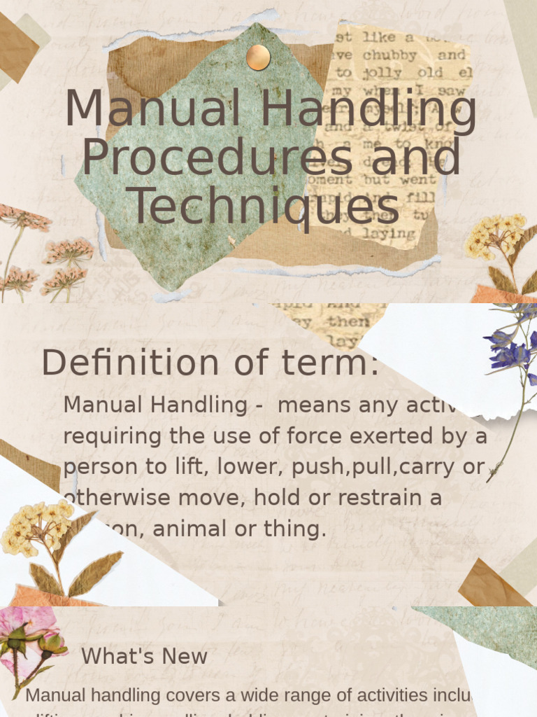 q1 Tle9 Manual Handling | PDF | Tractor | Safety