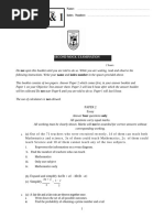 BECE 2023 Mathematics Past Questions | PDF | Area | Euclidean Geometry