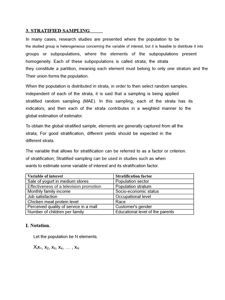 Class12 - Stratified Sampling | PDF | Stratified Sampling | Sampling (Statistics)
