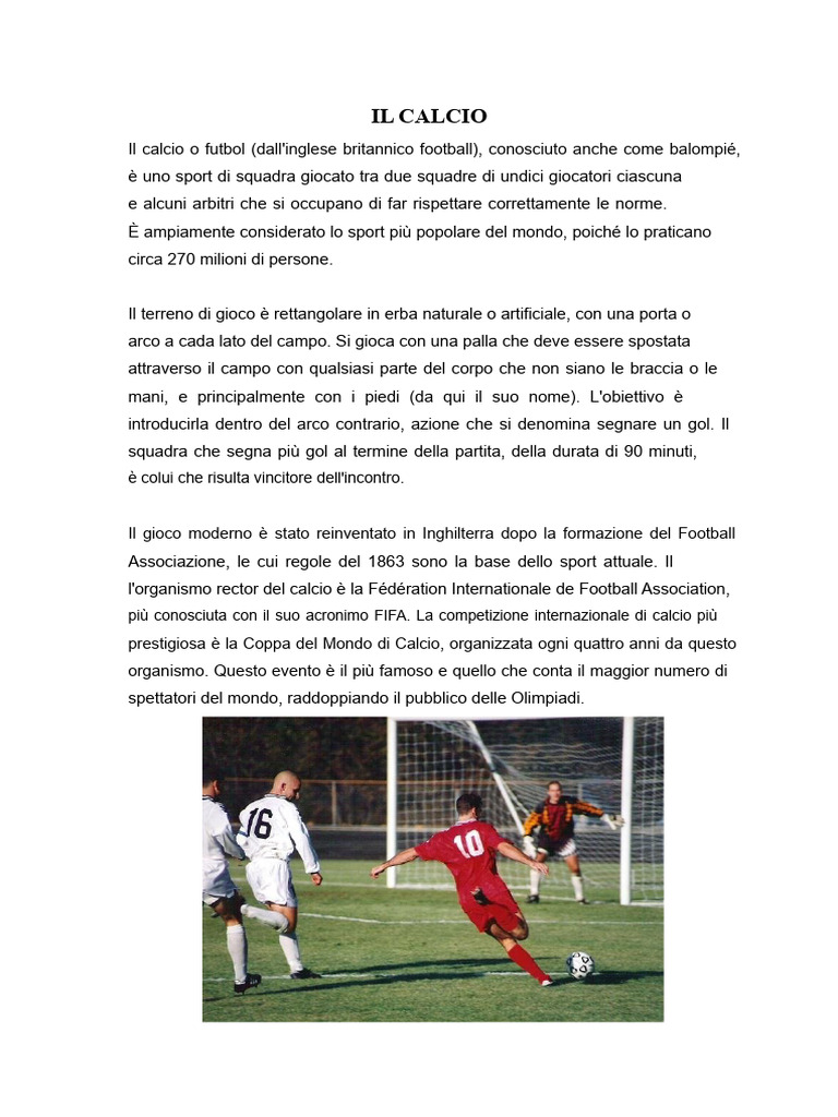 Il Calcio | PDF