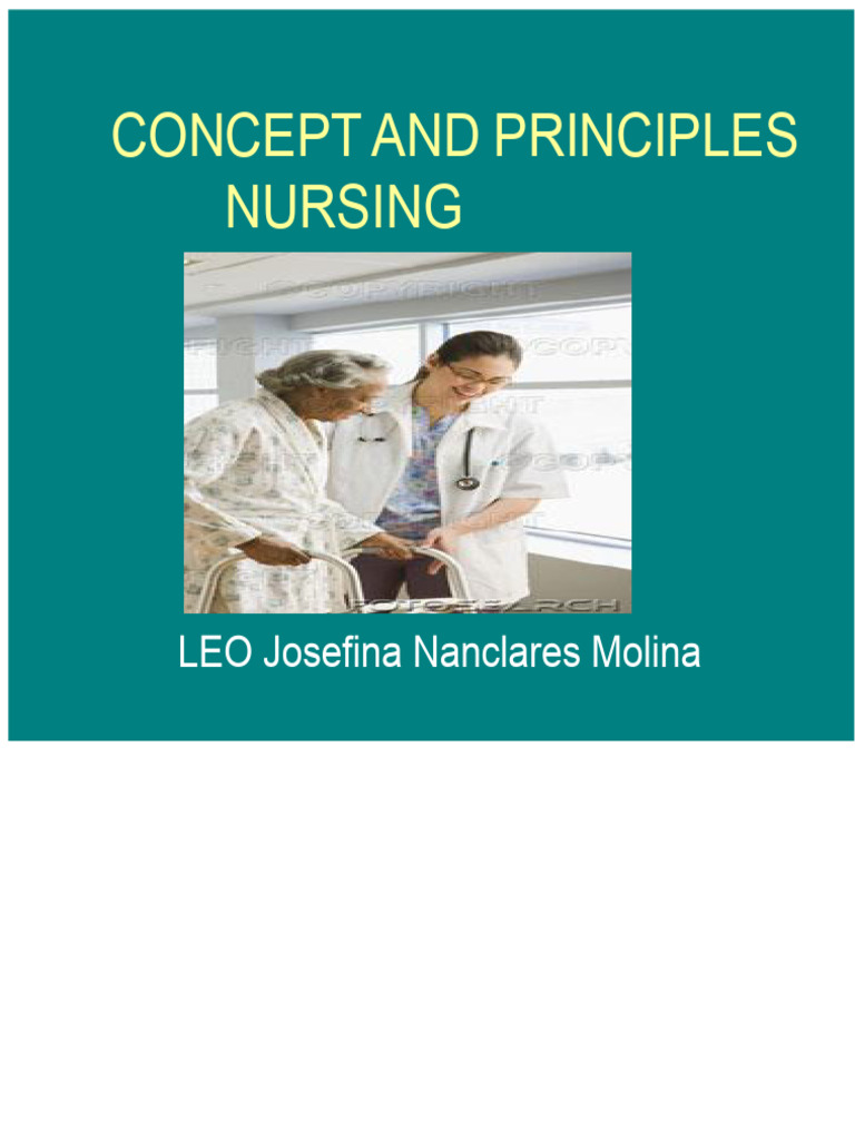 Concept and Principles of Nursing | PDF | Nursing | Theory