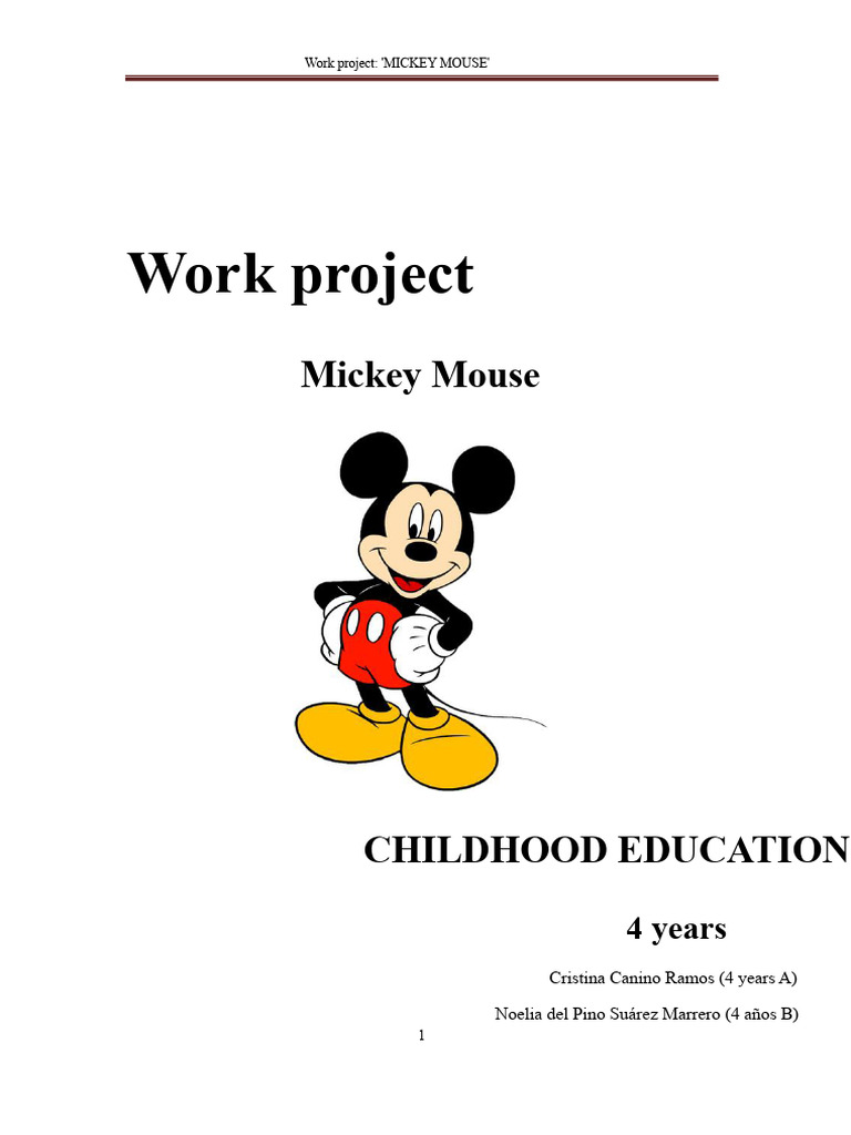 Project. Mickey Mouse | PDF | Communication | Attitude (Psychology)