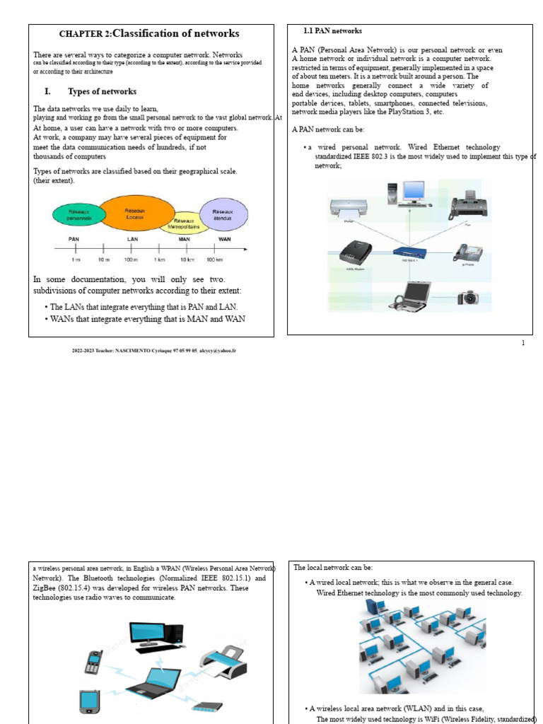 Network Notebook - Chapter 2 - Classification of Networks | PDF ...