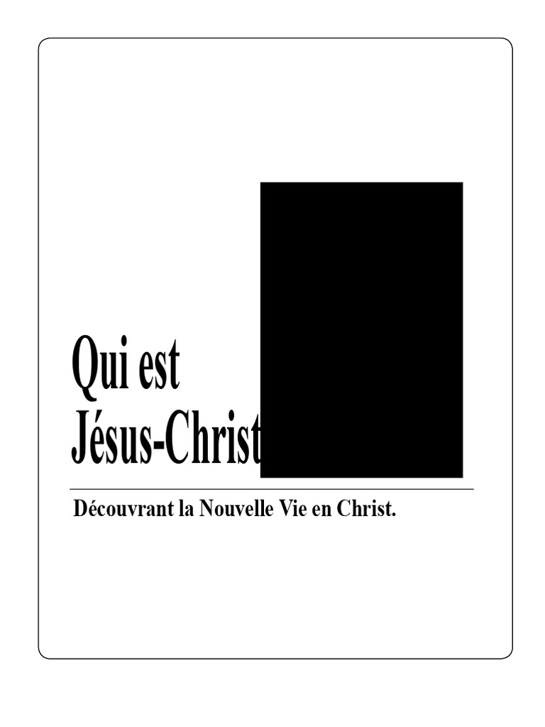 Qui Est Jésus-Christ Guide | PDF | Résurrection de Jésus | Jésus