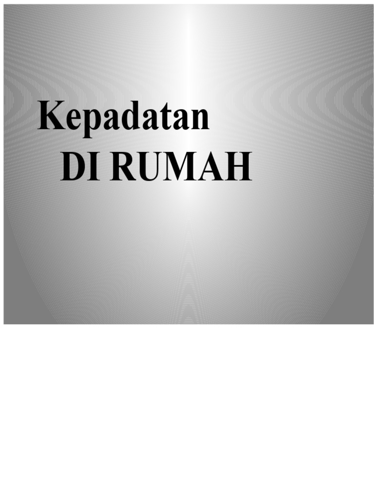 Dampak Kepadatan Rumah pada Keluarga | PDF