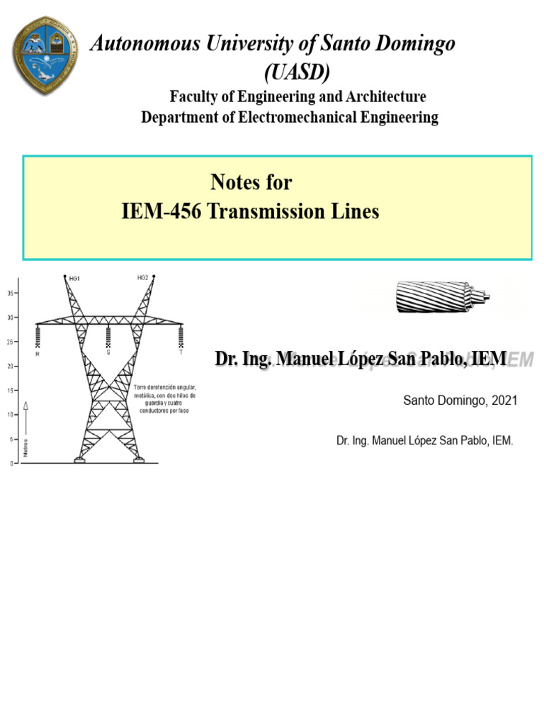 Transmission Lines Overview and Analysis | PDF | Electric Power ...