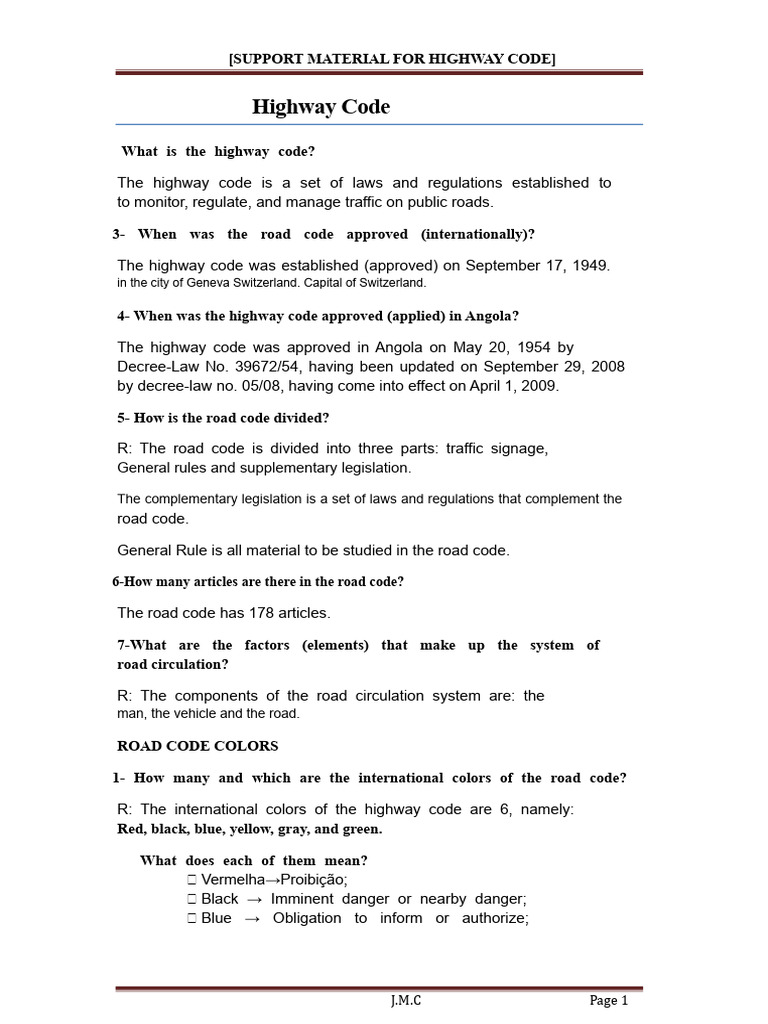 JMC Code 2021 | PDF | Traffic | Intersection (Road)
