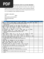 Anger Expression Scale for Children | PDF | Anger