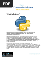 1- Introduction to the Python Language - Yassine Ben Salah | PDF | Python (Programming Language ...