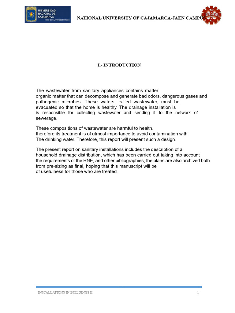 Drain Report | PDF | Sanitary Sewer | Pipe (Fluid Conveyance)