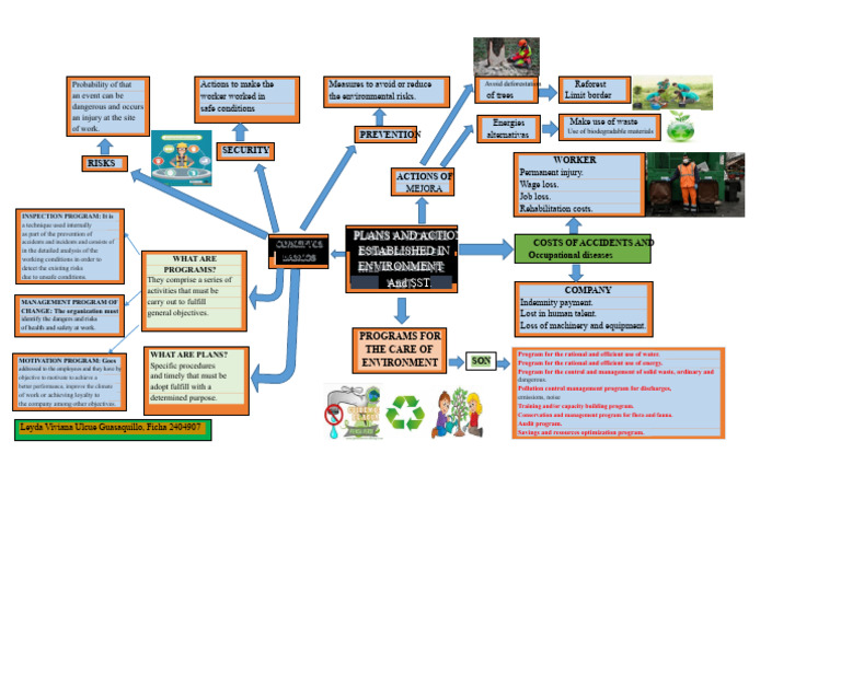 Mind Map Regarding The Plans and Actions Established in Environment and ...