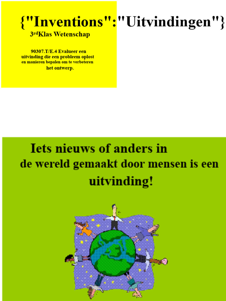 Grado 3 Uitvindingen | PDF