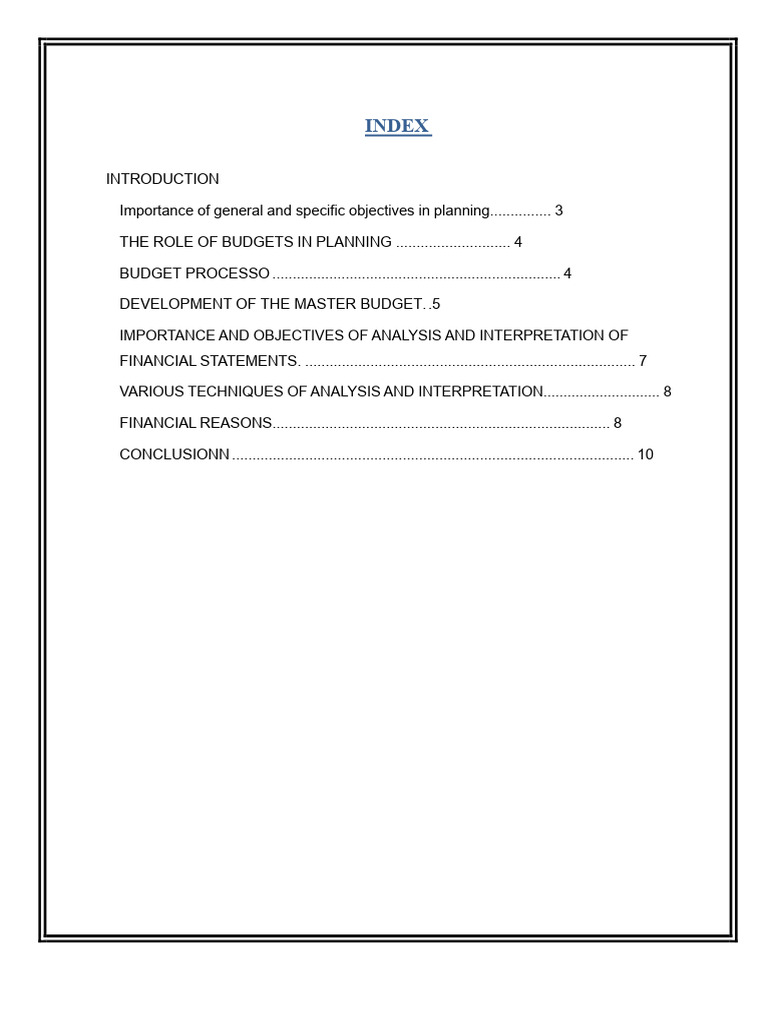 Importance of General and Specific Objectives in Planning | PDF ...