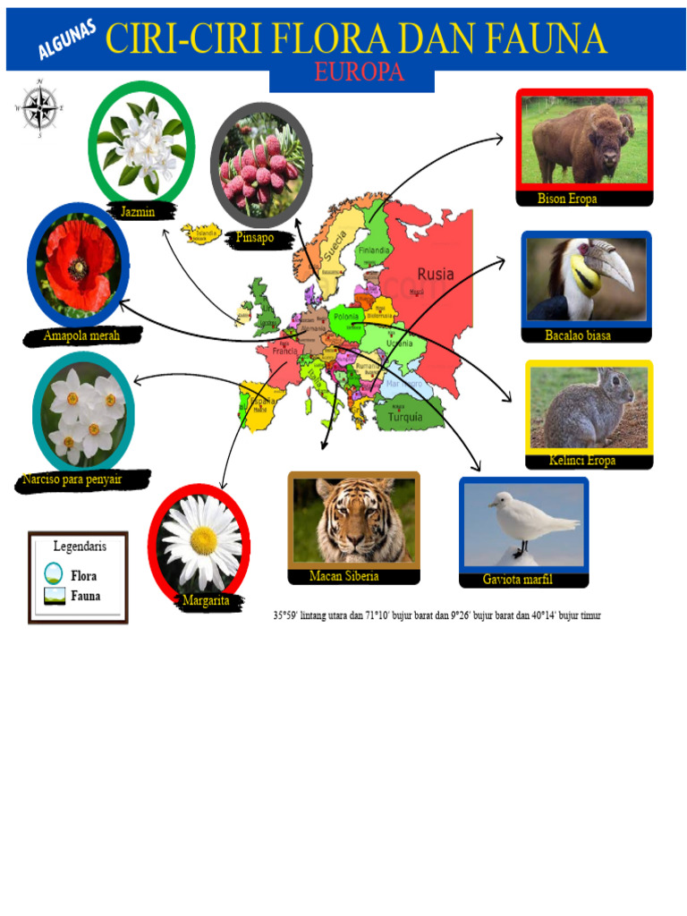 Ciri-Ciri Flora dan Fauna Eropa | PDF