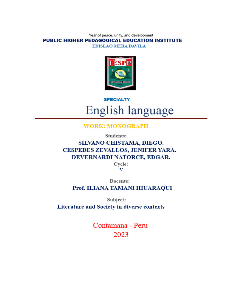 Monograph Group 6 | PDF | Narrative | Children's Literature