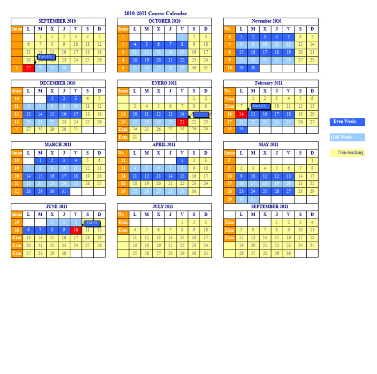 Even and Odd Weeks | PDF | Qualifications