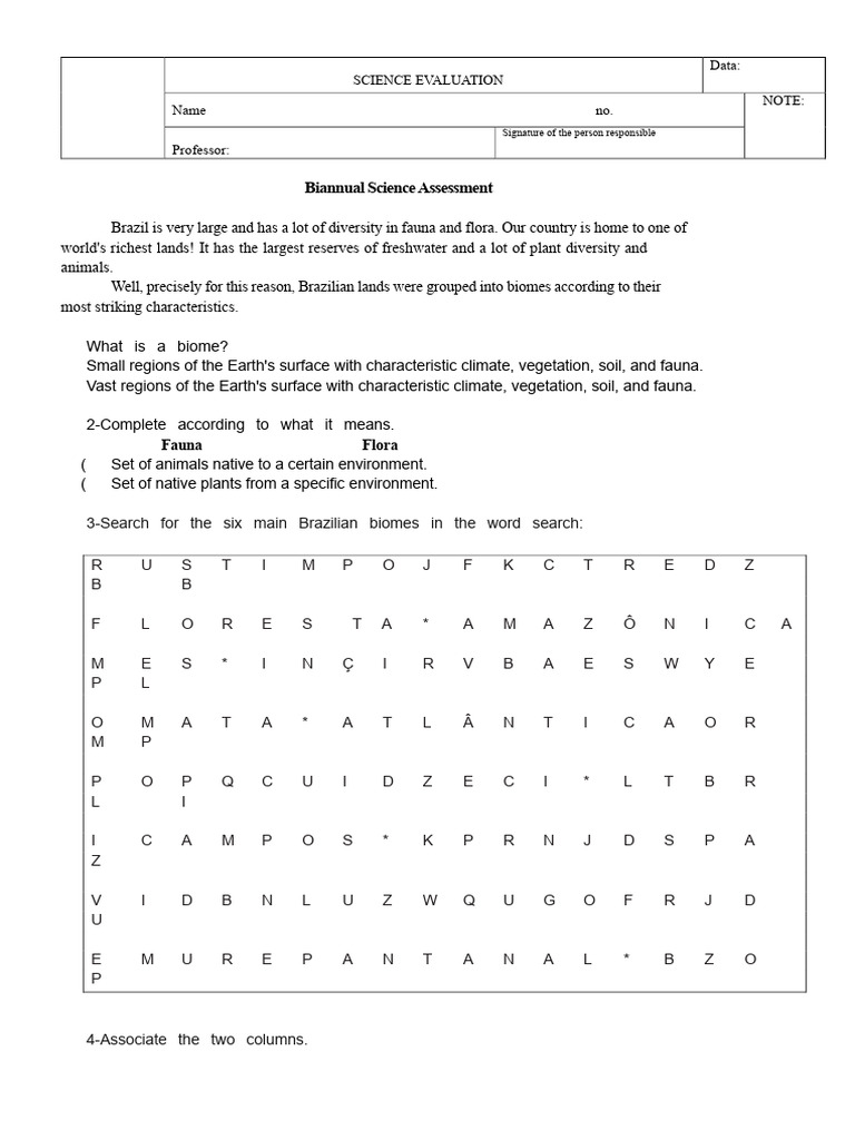 Biomes Assessment Sciences | PDF | Ecology | Habitat