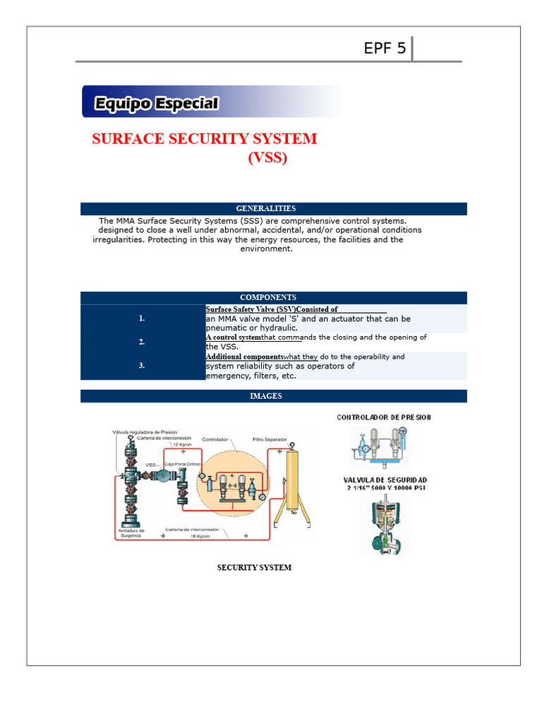 MMA Surface Security System Overview | PDF | Valve | Actuator
