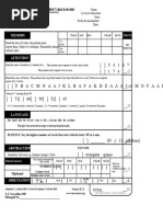 MoCA Test Spanish | PDF