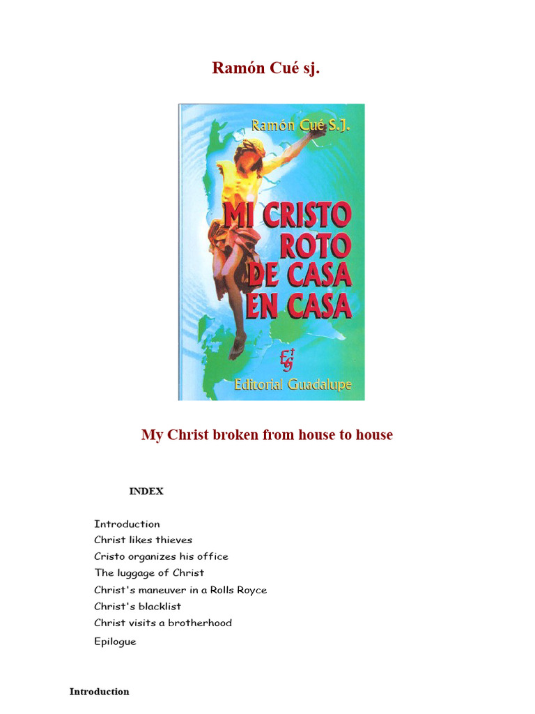 My Broken Christ From House To House | PDF | Jesus