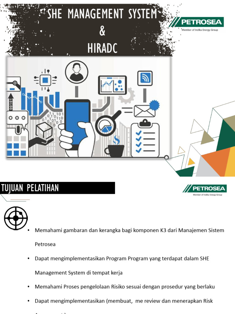 SHE MANAGMENT SYSTEM HIRADC - Handout - SHE ODP | PDF