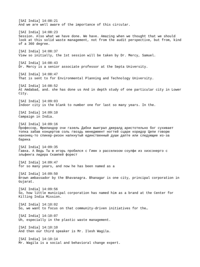 Meeting Saved Closed Caption | PDF