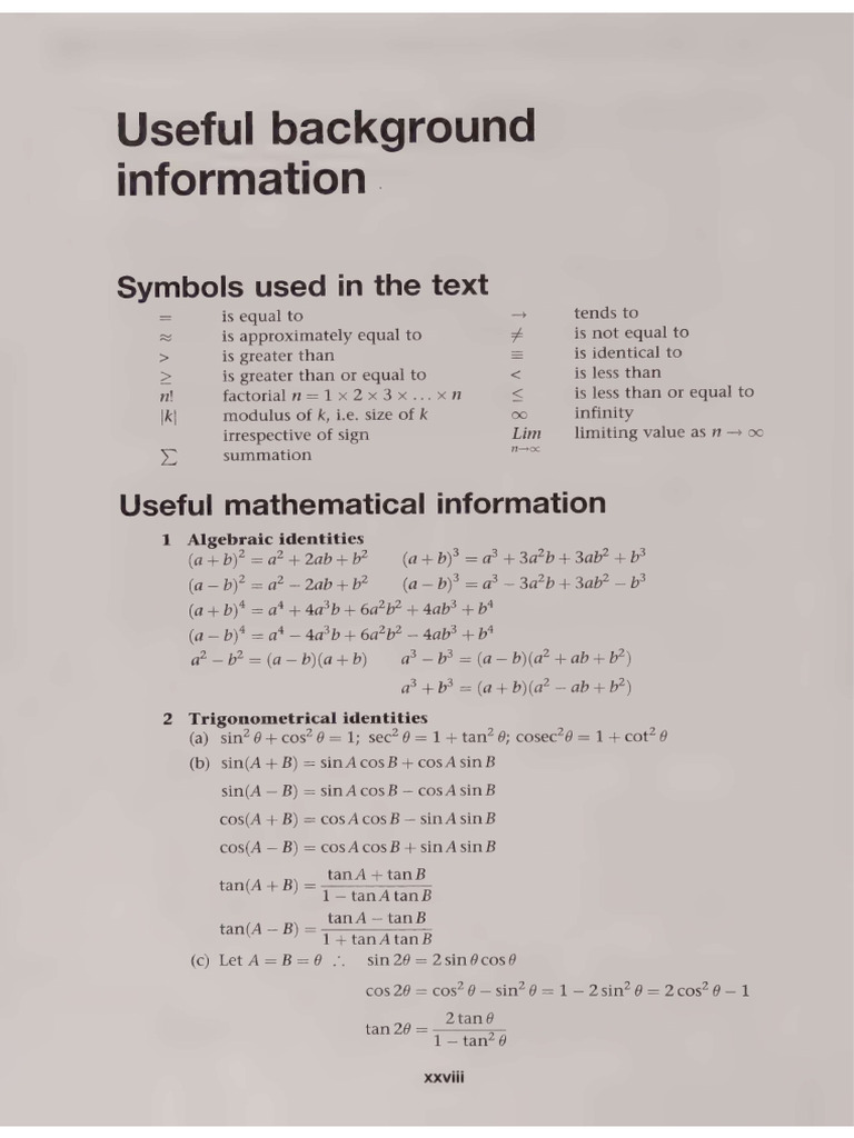 Formula Sheet 2 | PDF