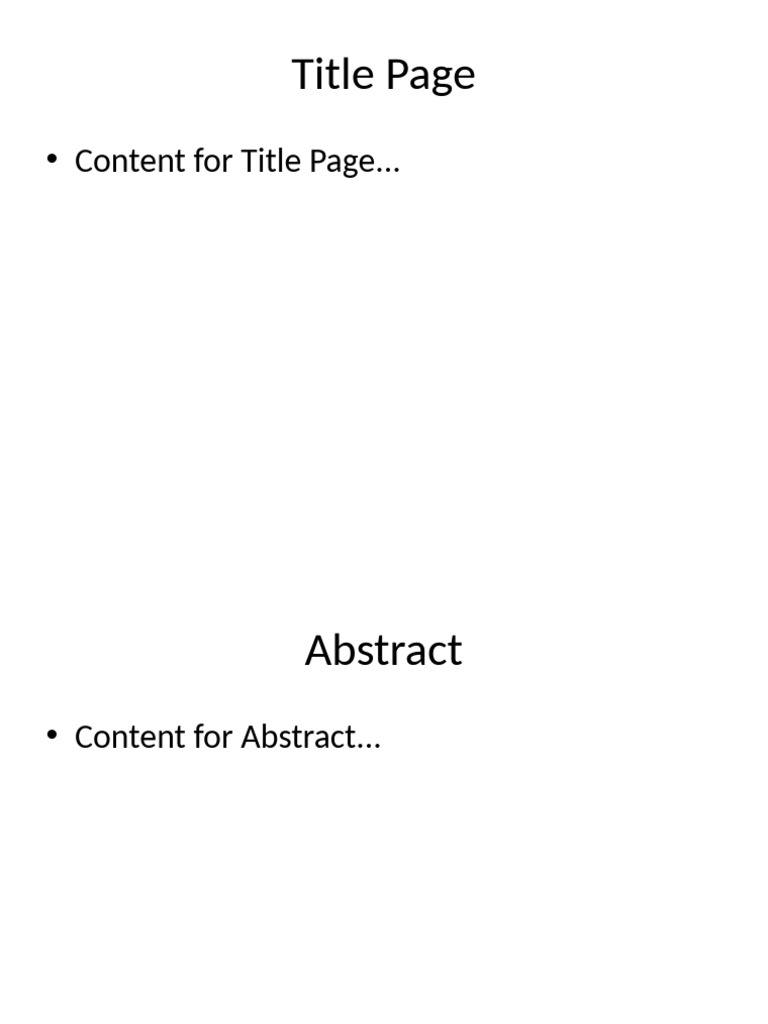 Thesis Synopsis Template | PDF