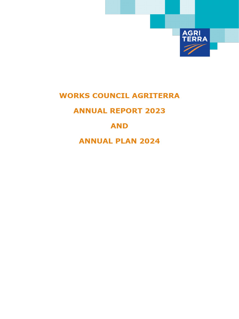 Agriterra Works Council Annual Report 2023 | PDF | Business
