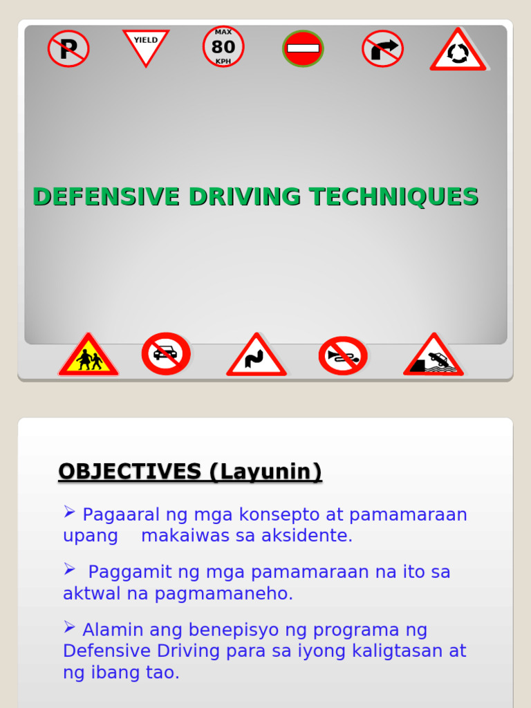 Defensive Driving | PDF | Traffic | Driving