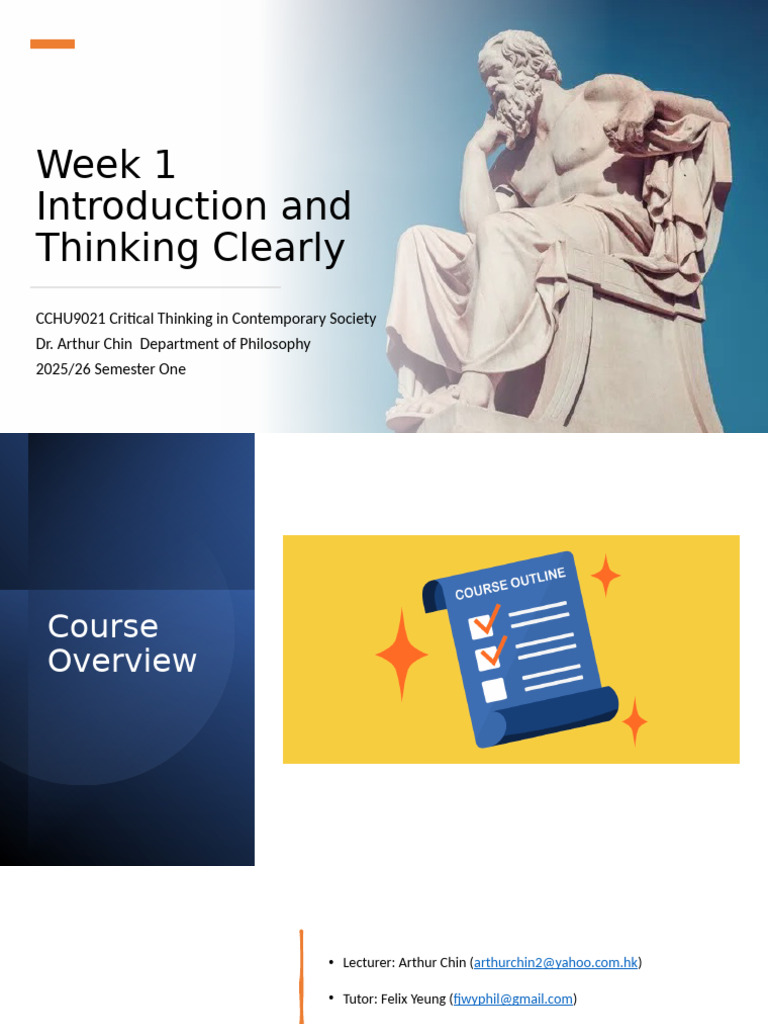 Critical Thinking Course Overview | PDF | Definition | Ambiguity