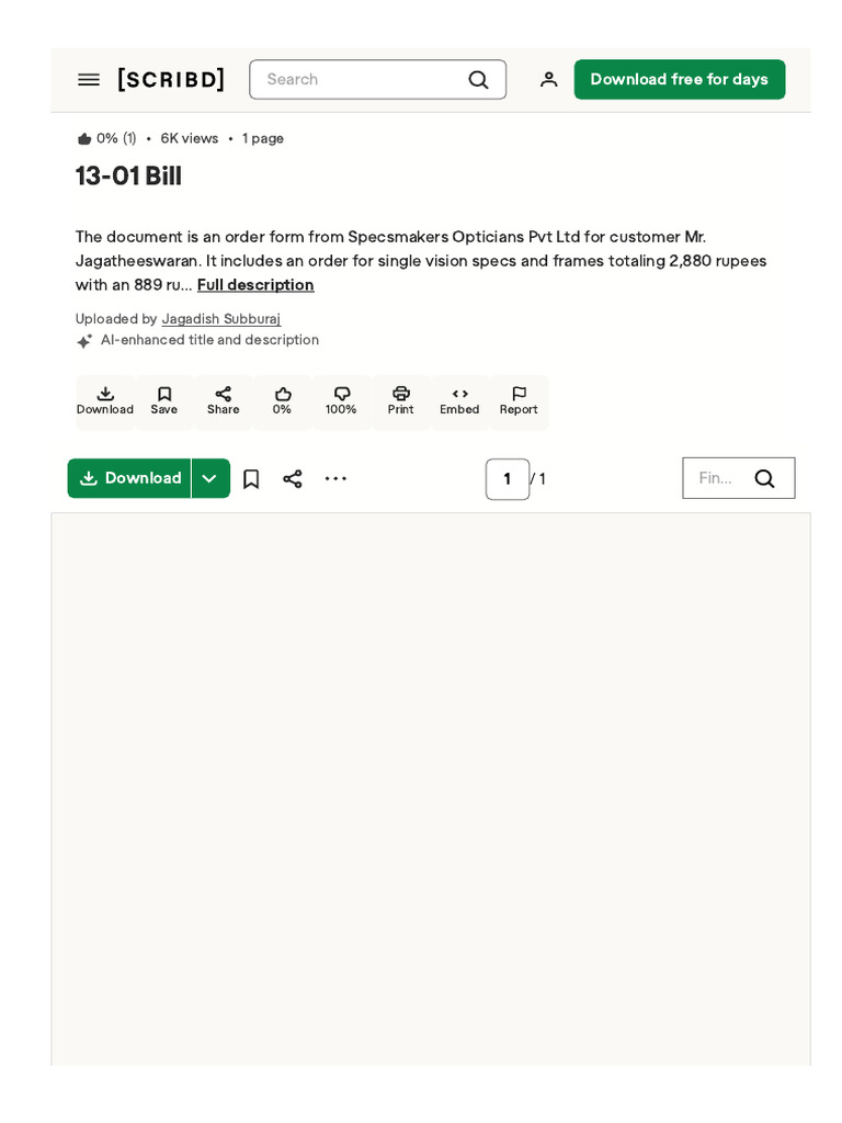 Www.scribd.comdocument44047556413 01 BILL COPY | PDF