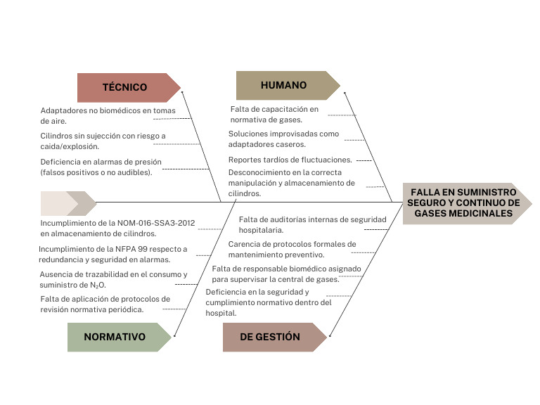 Neutral Boho Simple Inflation Fishbone Diagram | PDF