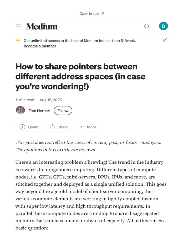 How to Share Pointers Between Different Address Spaces (in Case You’Re Wondering!) _ by Tom ...